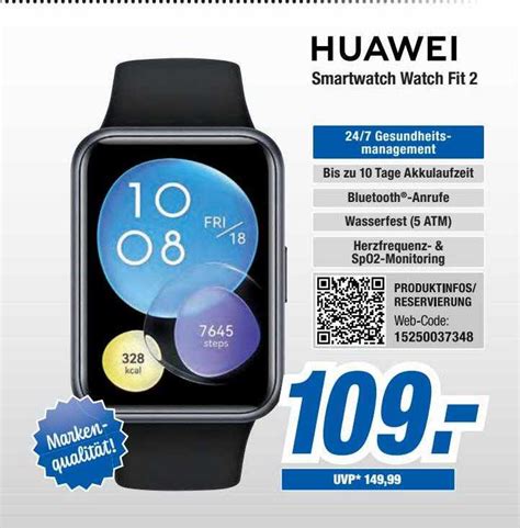 Huawei Smartwatch Watch Fit 2 Angebot bei Expert Bening - 1Prospekte.de