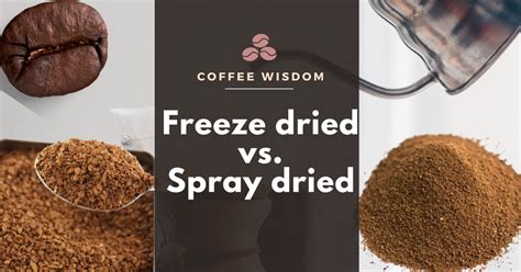 Freeze Dried Vs Spray Dried Coffee A Comparative Analysis Coffee Bean And Birds