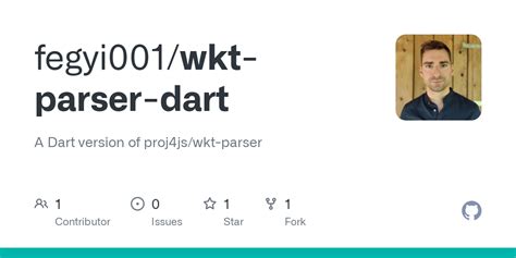Github Fegyi001wkt Parser Dart A Dart Version Of Proj4jswkt Parser