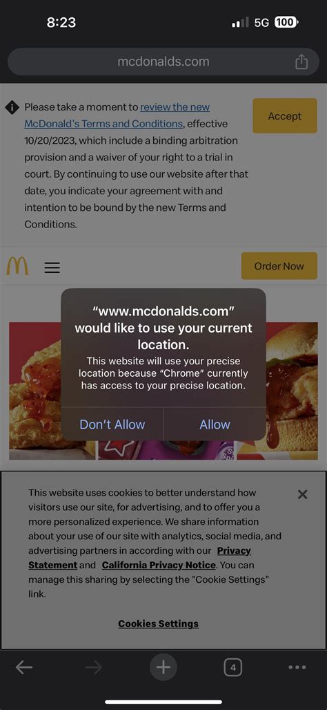 chrome and location permissions r chrome