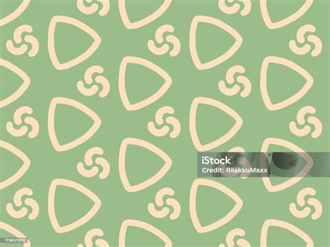 Free Hand Drawing Of The Vintage Geometric Pattern For Use As Frabic