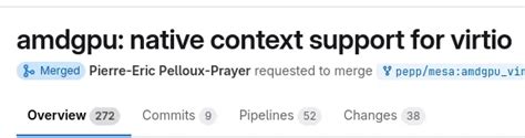 Amdgpu Virtio Native Context Merged Native Amd Driver Support Within Guest Vms Phoronix