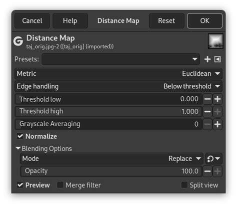 93 Distance Map