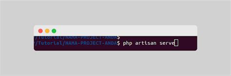 membuat project laravel 10