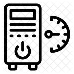 Cpu Speed Test Icon Download In Line Style