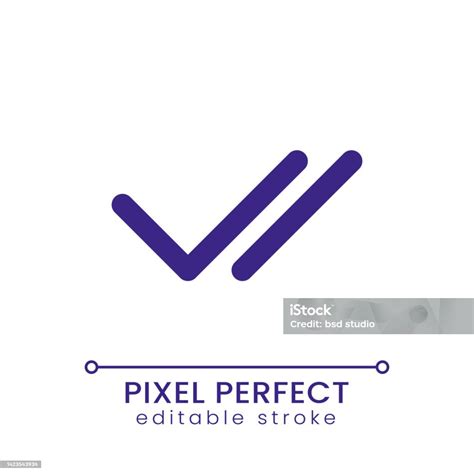 더블 체크 마크 픽셀 완벽한 Rgb 색상 Ui 아이콘 계급 제도에 대한 스톡 벡터 아트 및 기타 이미지 계급 제도 온라인
