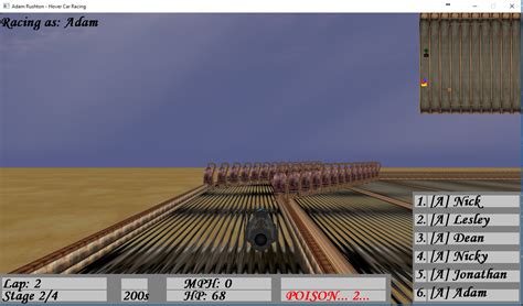 Github Adamrushtonhover Car Racing Game C Using Tl Engine