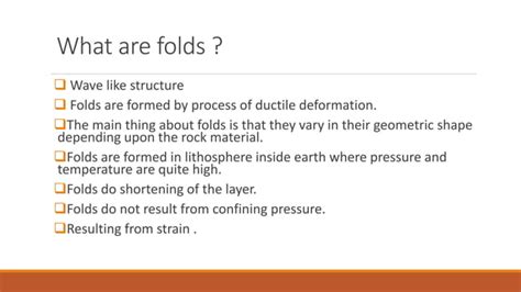A Seminar On Ramsay Classification Of Fold Pptx