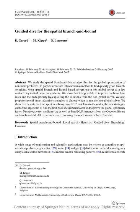 Guided Dive For The Spatial Branch And Bound Request Pdf