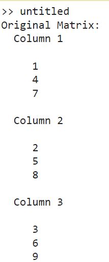 Matlab Reshaping Tpoint Tech