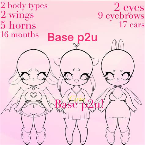 Base P2u By Ciri0 On Deviantart