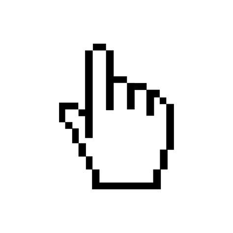 Mouse Hand Pointer Cursor Icon Vector Art At Vecteezy