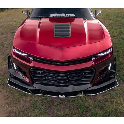 Liquivinyl 2010 2015 Chevrolet Camaro Zl1 1le Bumper Conversion Front Splitter Technakits