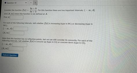 Solved Consider The Function F X 5x 23x 9 For This