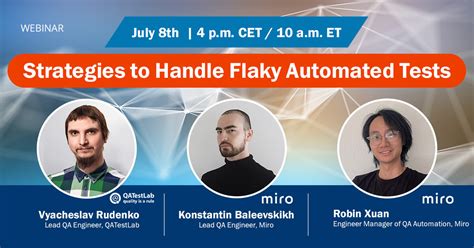 Webinars Independent Testing Qatestlab