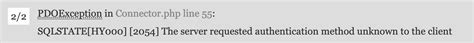 Fix Laravel Issue The Server Requested Authentication Method Unknown To The Client Pete Houston
