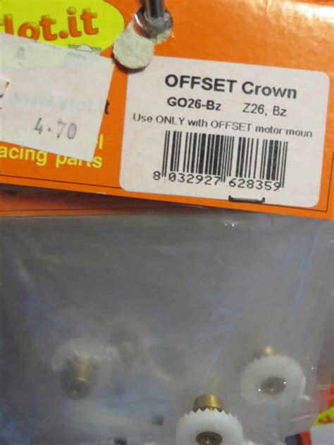 Inline Offset Gear 26t Slotcar Garage Belgium