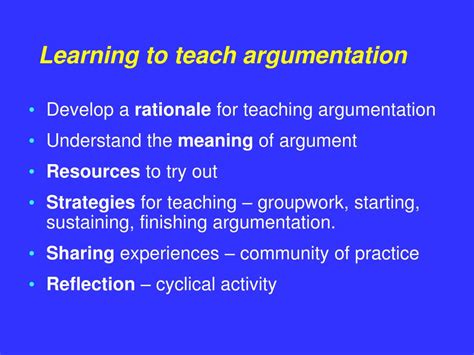 Ppt Teaching Argumentation In Science Shirley Simon Institute Of Education University Of