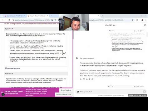 Free Video Physics 4B Electrostatics Multiple Choice Timed Assessment