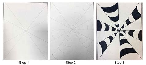 Mindful Art Ideas How To Draw Optical Illusions Step By Step