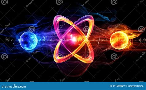 Colorful Representation Of Atomic Orbitals And Electron Clouds