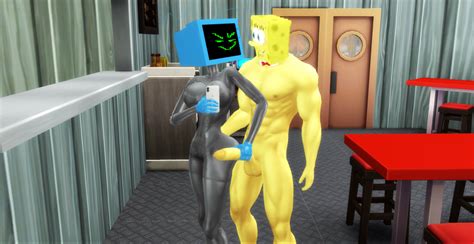 Rule 34 3d Cursed Female Freakybob Pisspants Humanoid Karen Plankton Pof3445 Robot Robot Girl