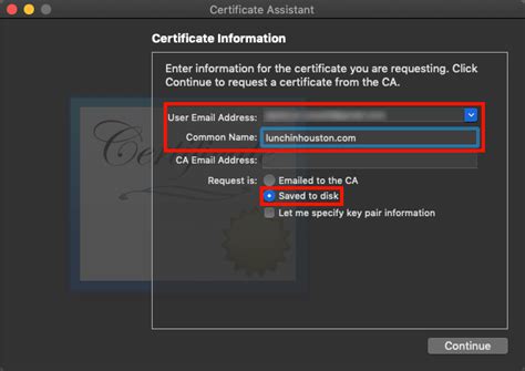 Generate A Certificate Signing Request CSR In MacOS Keychain Access SSL