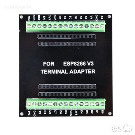 Прототипен терминален шилд esp8266 и esp32 с винтчета terminal shield