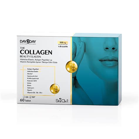The Collagen Beauty Elastin 60 Tablets Day2day