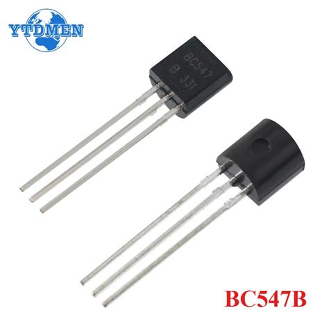 100pcs Bc547b Bc547 To 92 Bipolar Transistors Bjt Npn 45v 100ma Transi