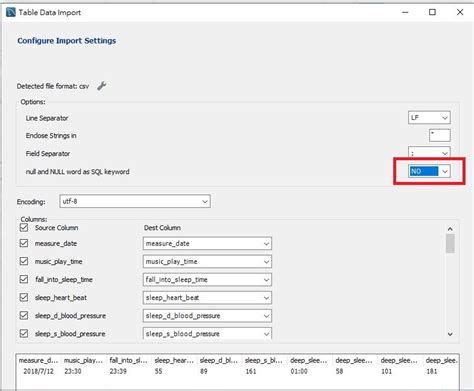 Mysql Importing Csv Database With Null Character As Empty Strings