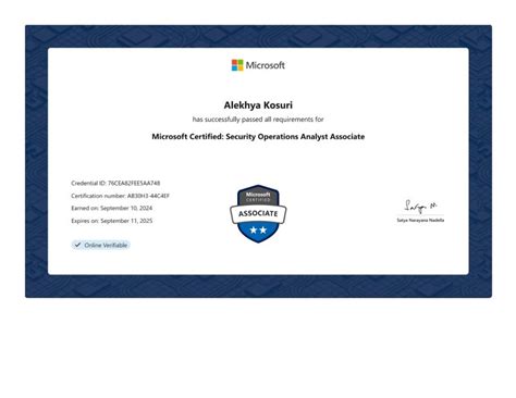 Sc Microsoft Alekhya Kosuri