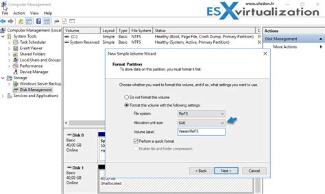 Veeam And ReFS Best Practices And Benefits ESX Virtualization