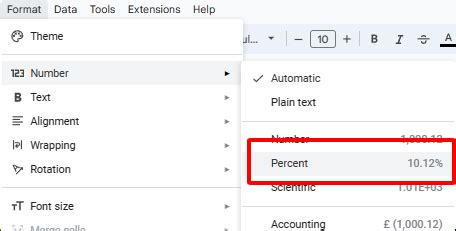 Google Sheets Percentage Formula An Ultimate Guide WPS Office Blog