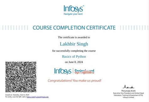 Lakhbir Singh On Linkedin Python Learningjourney Infosys Continuouslearning Programming