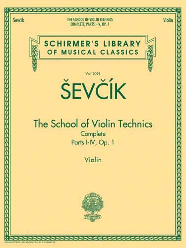 Sevcik The School Of Violin Technics Complete Opus 1 Na Freenote
