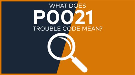 P0021 Trouble Code Meaning Symptoms Causes Fixes Easy