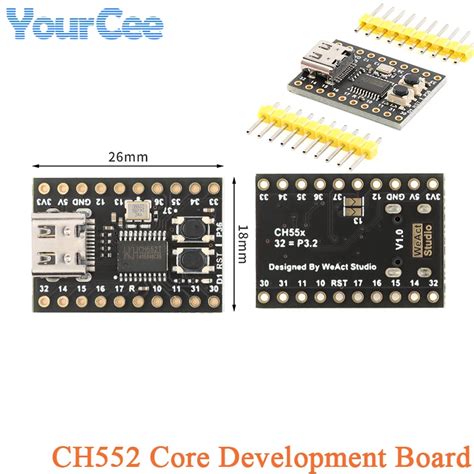 Ch552 Mini Core Development Board 51 Minimum System Learning Board