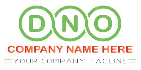 Premium Vector Dno Letter Logo Design