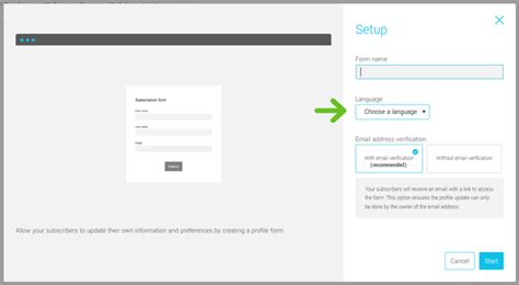 Update Profile Forms Create An Update Profile Form Cyberimpact