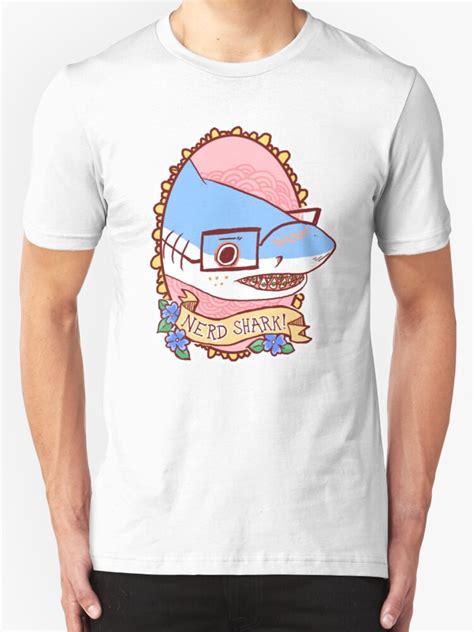 Nerd Shark T Shirts And Hoodies By Cara Mcgee Redbubble