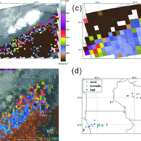 Goes 12 Visible Images Showing A Linear Mesoscale Convective System At Download Scientific