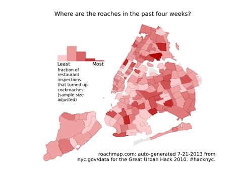 The New York City Roach Map Updated As City Cancels Dinner Plans Observer