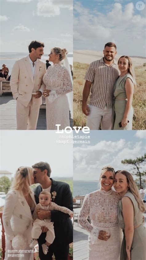 Photo : Sophie Tapie et Baptiste Germain se sont mariés Photos du ...