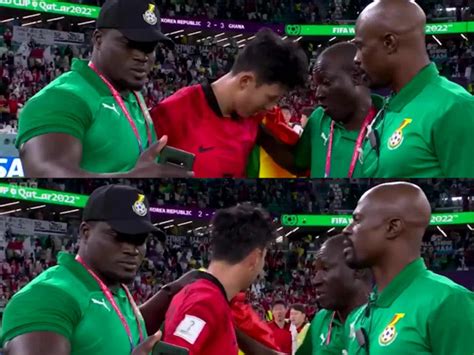 Staf Timnas Ghana Disorot Minta Foto Saat Son Heung Min Menangis