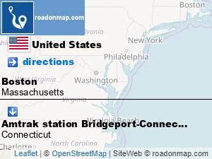 Directions And Distance From Boston Ma To Amtrak Station Bridgeport