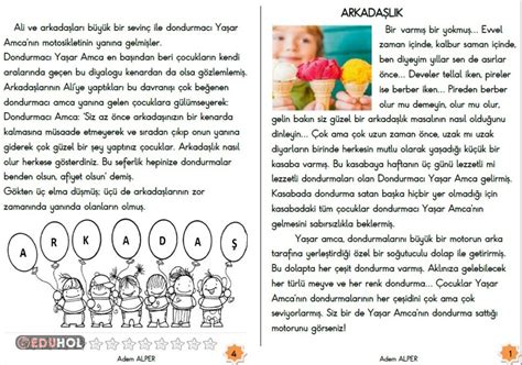 Arkadaşlık Hikayesi Eduhol Ders Videoları İzle Online Test Çöz Etkinlik İndir