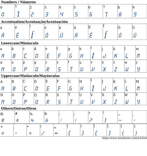 Lcd Free Font Download Maisfontes