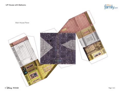 Up House Papercraft Up House Papercraft Free Printable Papercraft