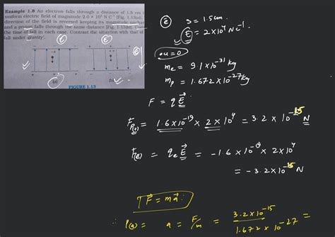[solved] An Electron Falls Through A Distance Of 1 5 Mathrm{cm} In A Uni